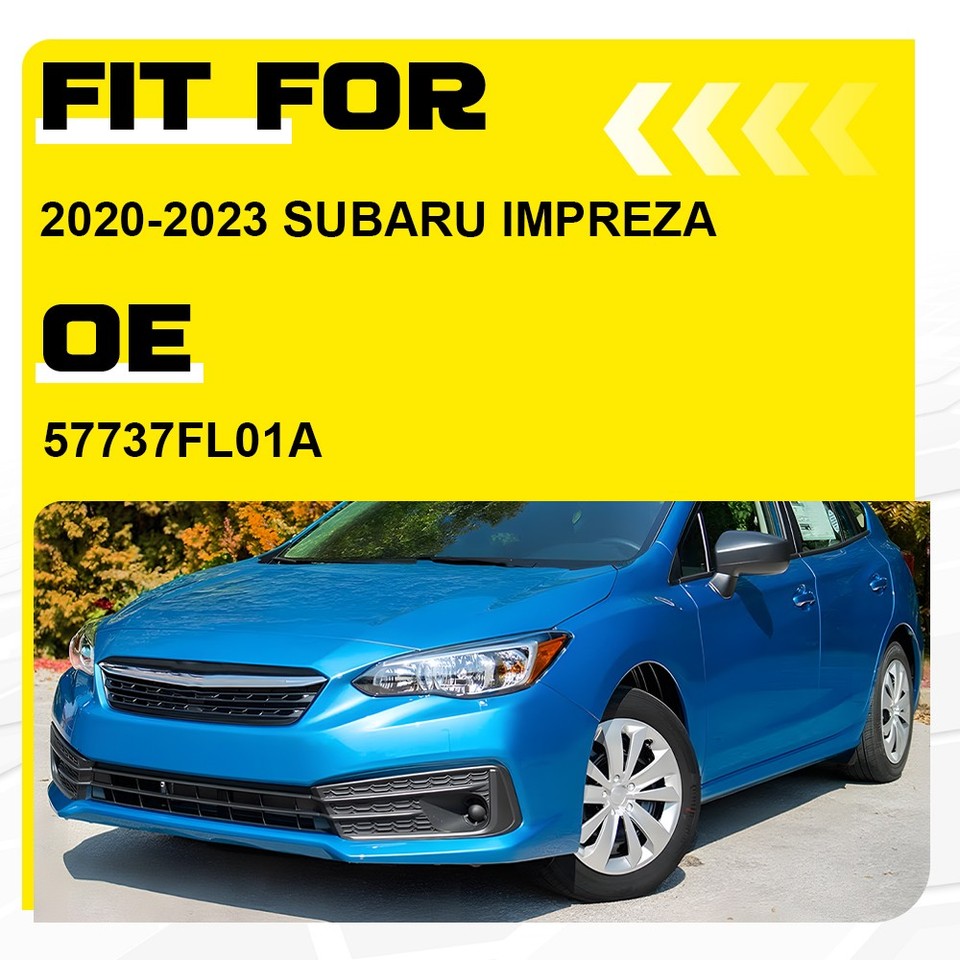 LEFT Side Front Bumper Fog Light Bezels For 2020-23 Subaru Impreza | eBay