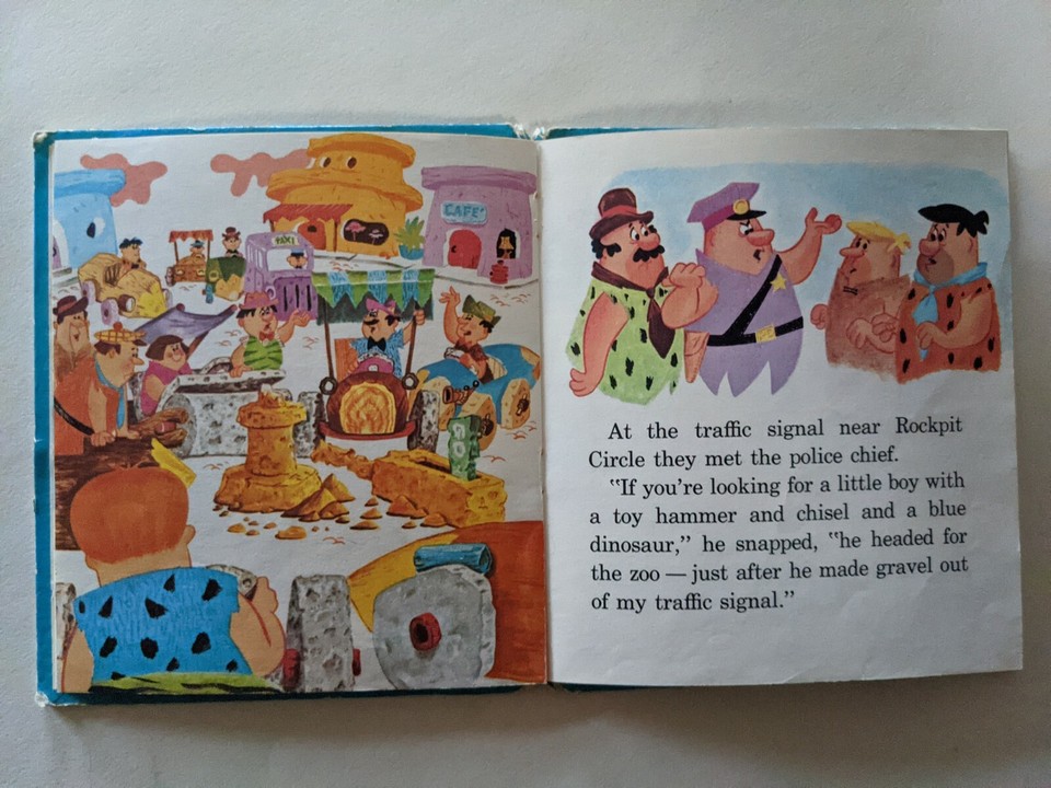 Vintage Book The Rubbles And Bamm Bamm - Problem Present From 1965 | eBay