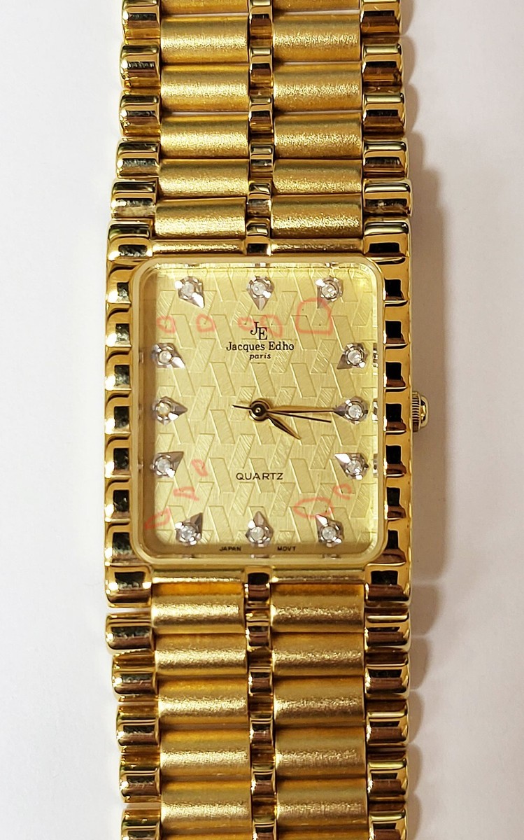 Vintage Jacques Edho Quartz Men's Dress Watch from 1980's | eBay Vintage Jacques Edho Quartz Men's Dress Watch from 1980's | eBay