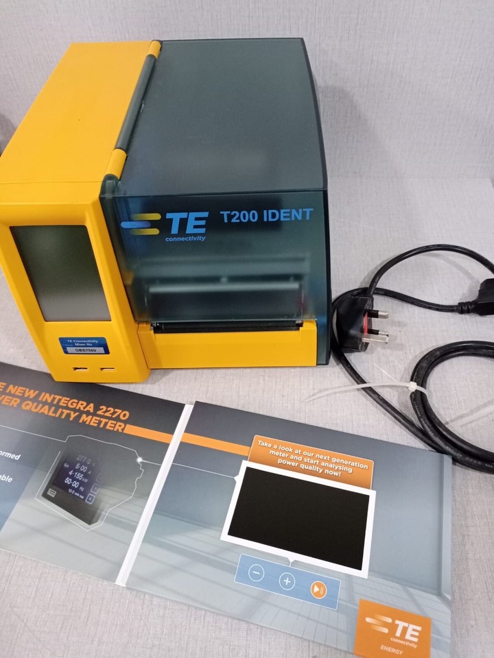 TE Connectivity T200 Ident Standard Printer- NO ORIGINAL BOX | eBay