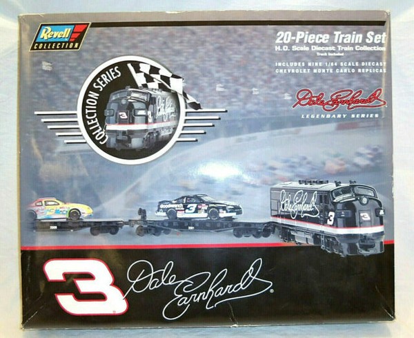 Dale Earnhardt 20 PC Revell Train Set HO Scale Collection Series NASCAR ...