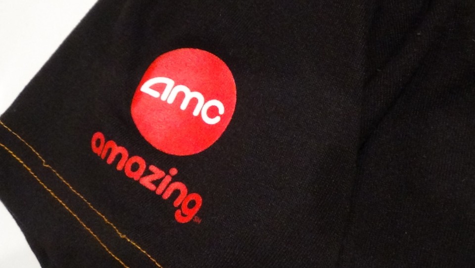 AMC Classic Shirt Large Black Movie Theater Employee Work Uniform ...
