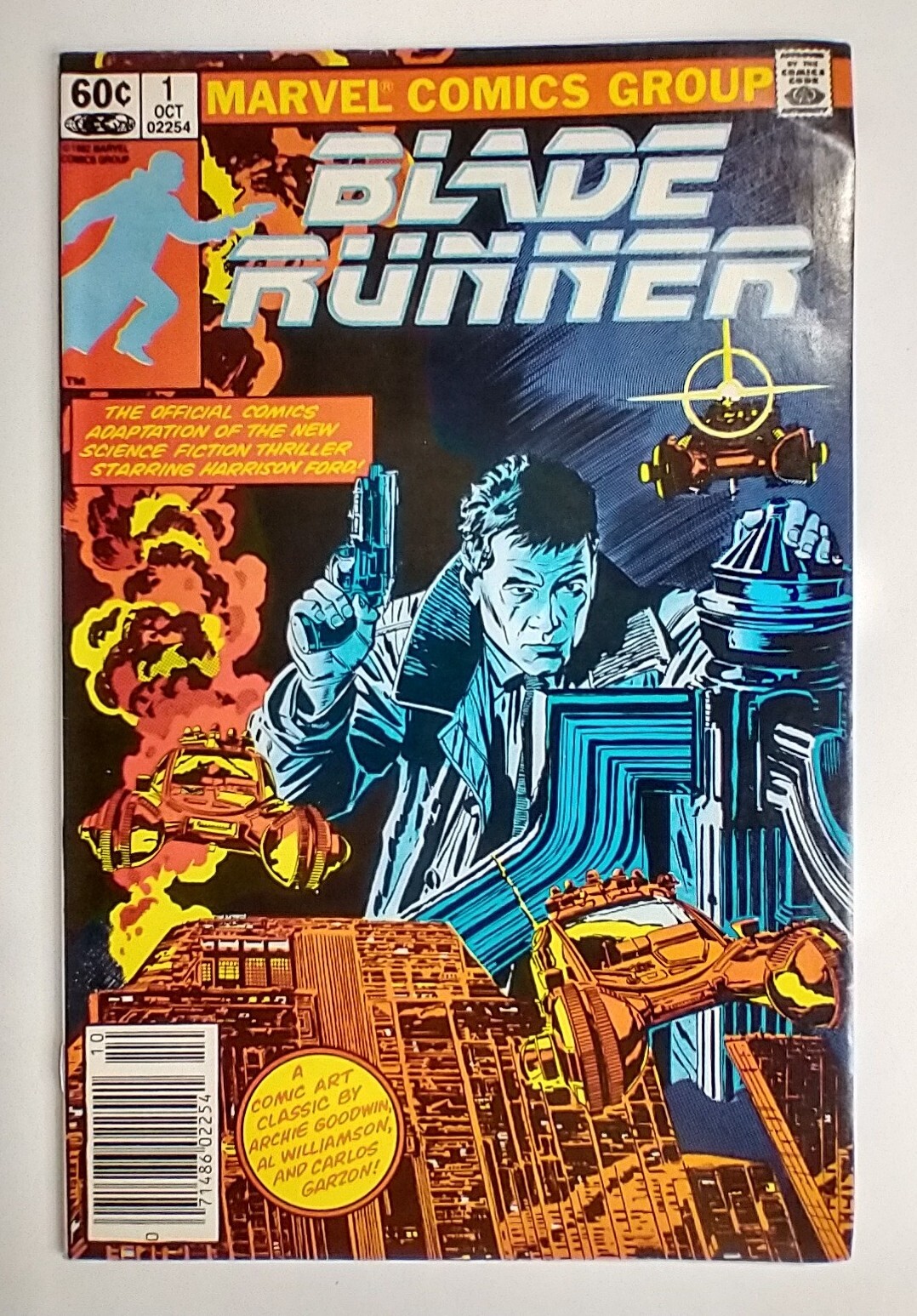 Marvel Comics Blade Runner #1 Movie Adaptation Archie Goodwin Writer ...