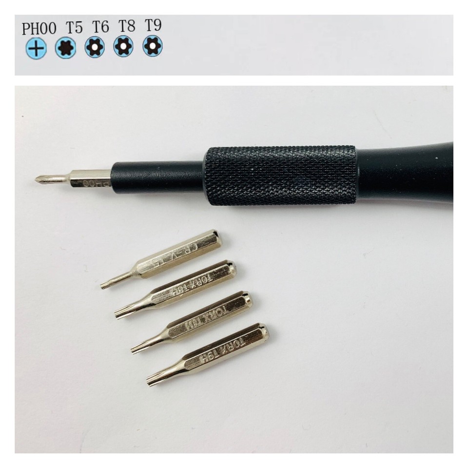 Security Screwdriver Bit Se T6H T8H T9H PH00 T5 Torx teardown for Mac ...