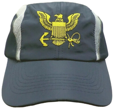BLUE LICENSED U.S. NAVY NAVAL USN LOGO PERFORMANCE MESH LIGHT ...