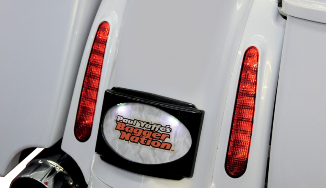 Paul Yaffe USLP3-B CVO Stealth III License Plate Frame Black Street ...