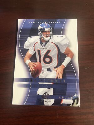2004 SP Authentic Jake Plummer #27 Denver Broncos NM-MINT | eBay