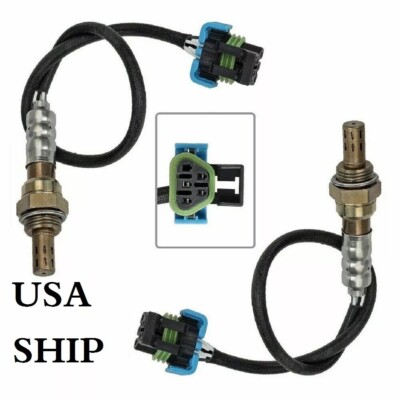 2Pcs Oxygen Sensor O2 For 2010-17 Chevy Equinox 11-15 Volt Upstream ...