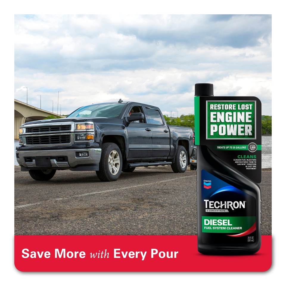 Techron Diesel Concentrate Fuel System Cleaner Restore Lost Engine ...