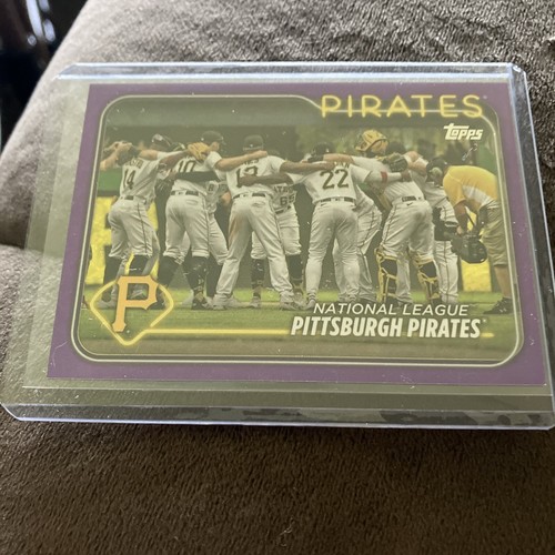 2024 Topps Series 2 Pittsburg Pirates Team - Purple Holo Foil /799 #696 ...