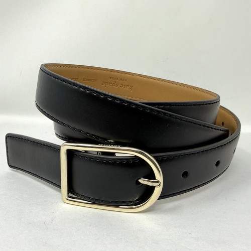 Kate Spade New York Black Belt NWT Plus Size 1X 2X Gold Buckle | eBay