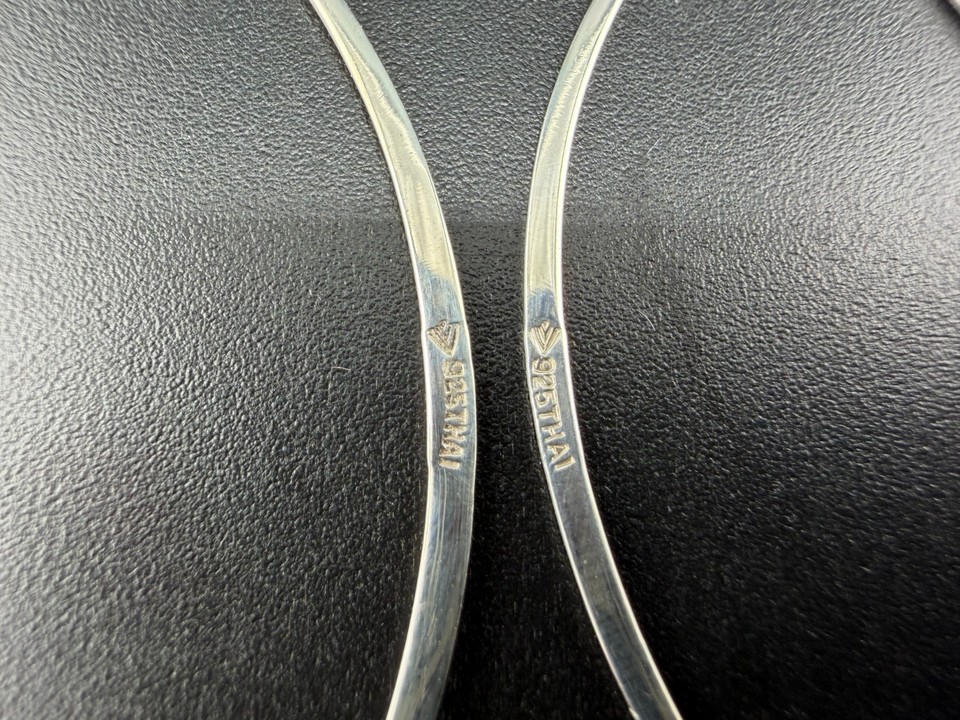 SILPADA 925 STERLING SILVER THREADER HOOK BLACK OBSIDIAN EARRINGS W1311 ...