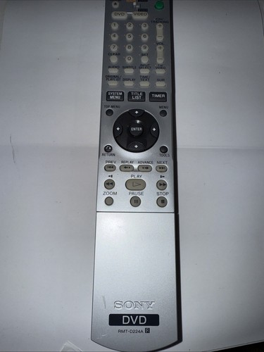 Sony Remote RMT-D224A RDRVX511 RDRVX515 RDRVX521 RDRVX530 VX315 | eBay