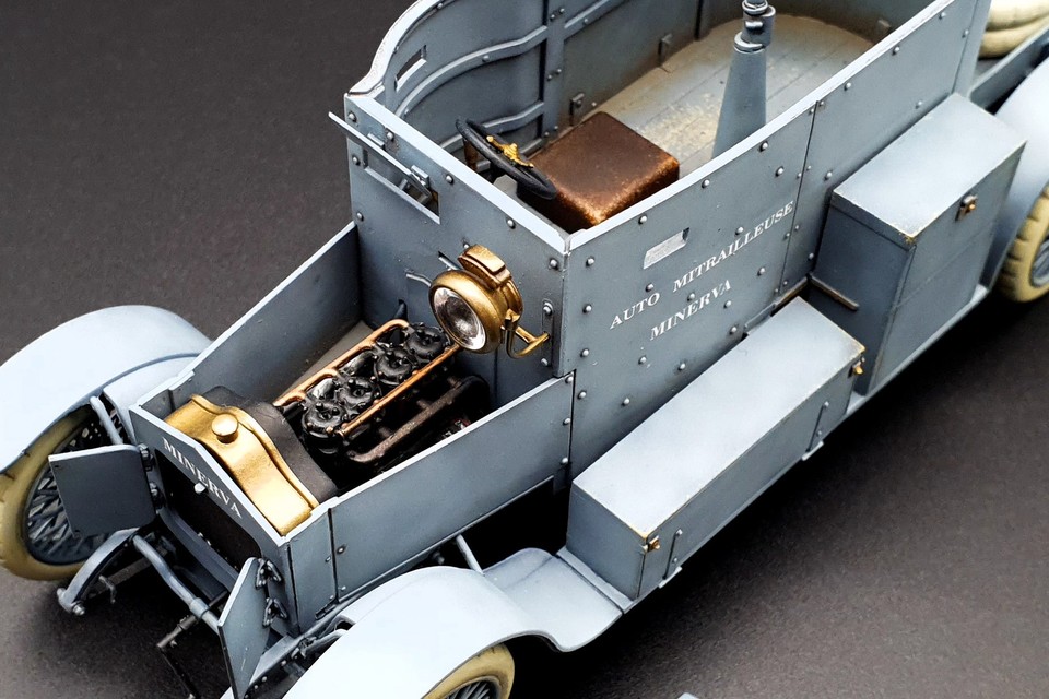 Copper State Models 1/35 BELGIAN WWI MINERVA ARMORED CAR | eBay