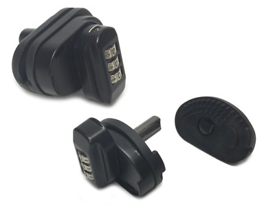 Set of 2 Combination Trigger Gun Locks Universal Firearms Pistol Rifle ...