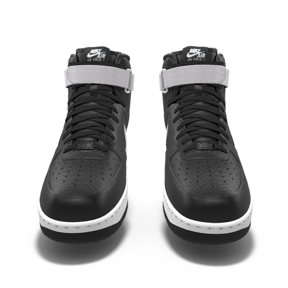 $250 NIB NEW Mens Nike Air Force 1 Vandal Black & White Custom Leather ...