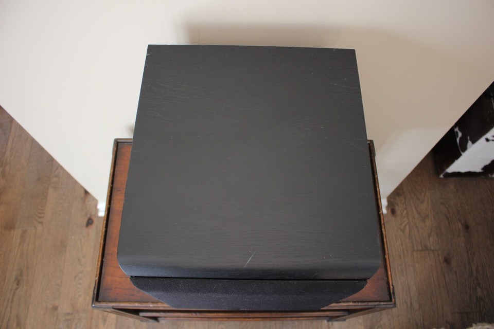 KEF C4 SUBWOOFER (BLACK) 200 WATT POWERED HOME THEATER AUDIOPHILE SUB ...