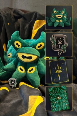 The Elder Scrolls Online Hermaeus Mora Bundle Plush Pin Blanket ESO ...