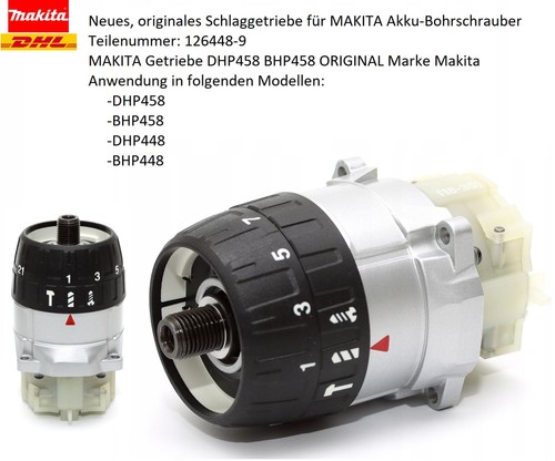 Original Makita ®Original Ersatzteil Getriebe Kpl. BHP448-BHP458-DHP448 ...