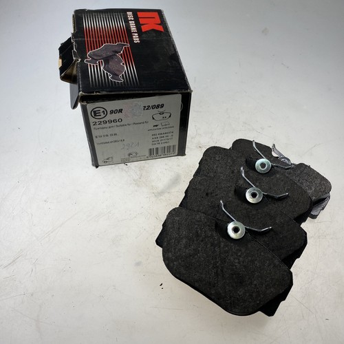 Brake Pad Set, Disc Brake NK 229960 For BMW Z1, 3 Series E30 Front Axle ...