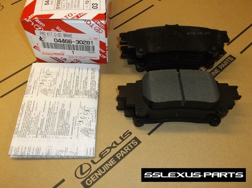 Lexus IS250 (2014-2015) OEM Genuine REAR BRAKE PADS / PAD SET 04466 ...