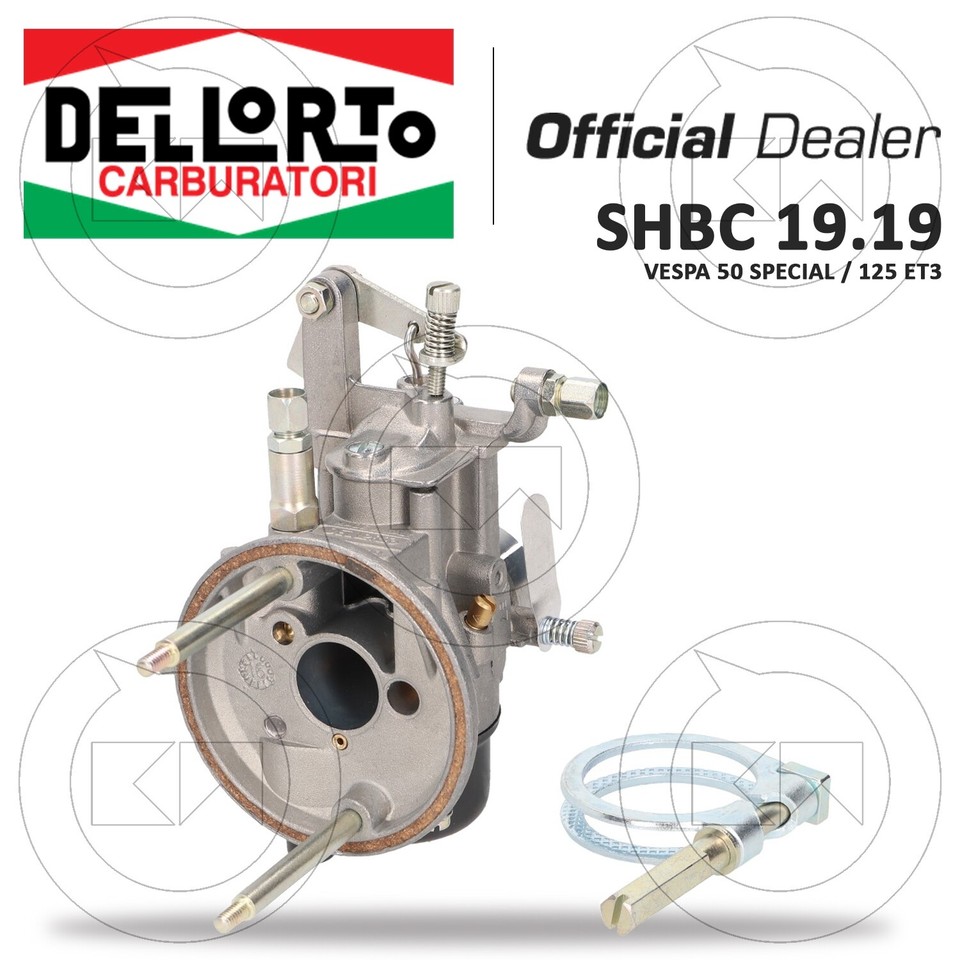 Vergaser Shbc 19.19 Original Dell'Orto Piaggio VESPA 50 125 Special R L ET3 | eBay