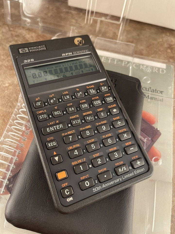 RARE Vintage Hewlett Packard HP-32S RPN Scientific Calculator, 50th ...