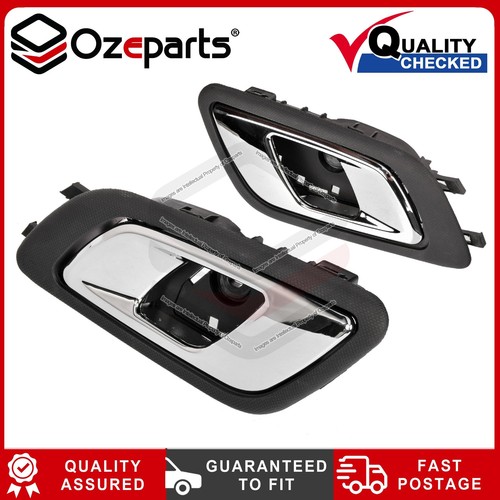 Rear Pair LH+RH Inner Door Handle Chrome For Ford Ranger PX Ute 2011 ...