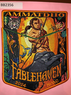 Boy Scout OA Flap Set Ammatdiio Lodge 2024 NOAC Fablehaven | eBay
