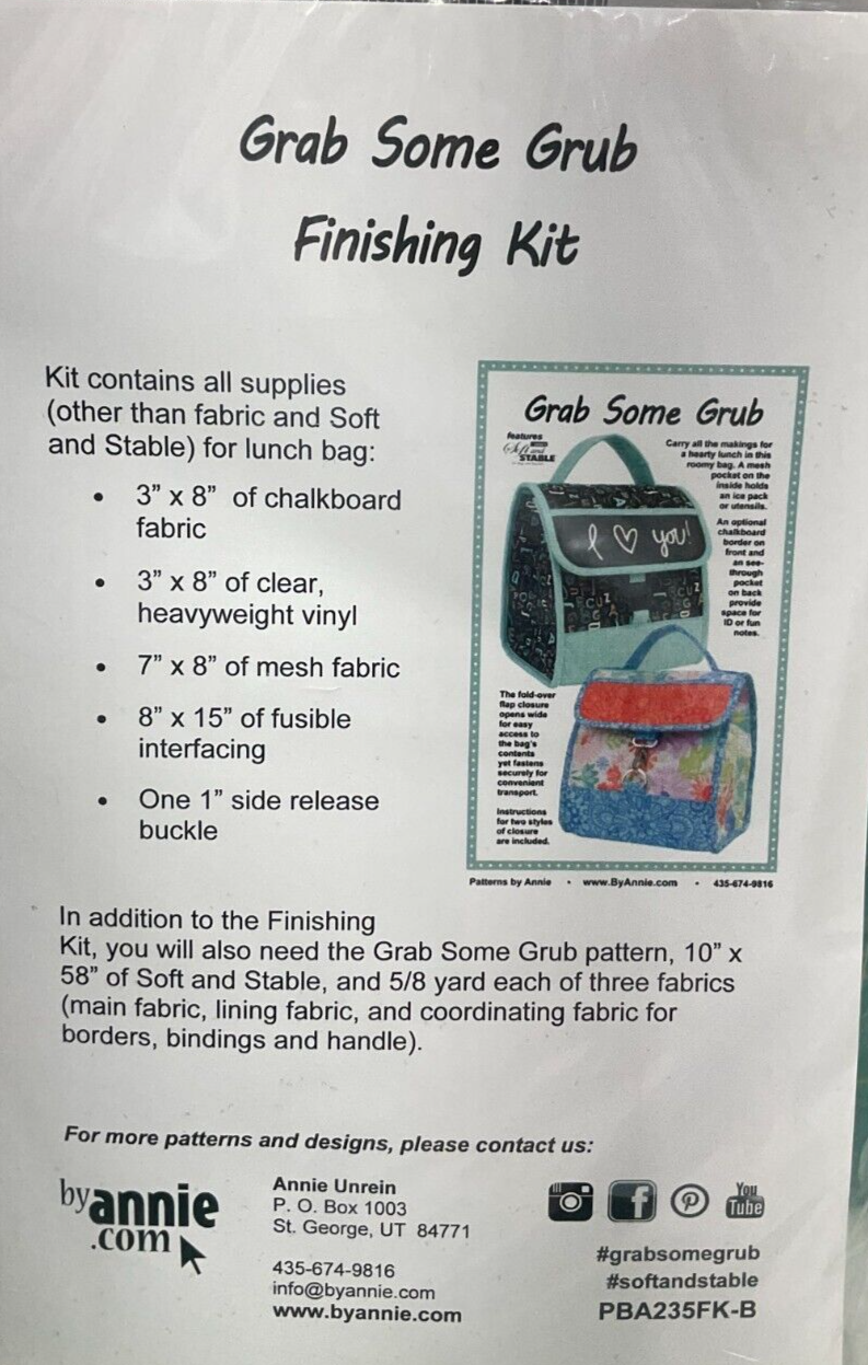 ANNIE #PBA235FK-B - GRAB SOME GRUB FINISHING KIT, BLACK | eBay