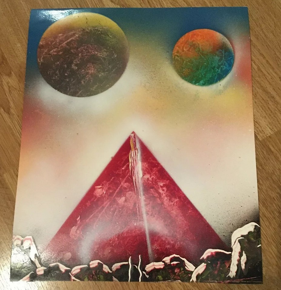 VINTAGE 80s 90s FANTASY SCI FI SPACE ART PAINTINGS X2 ON PAPER | eBay UK