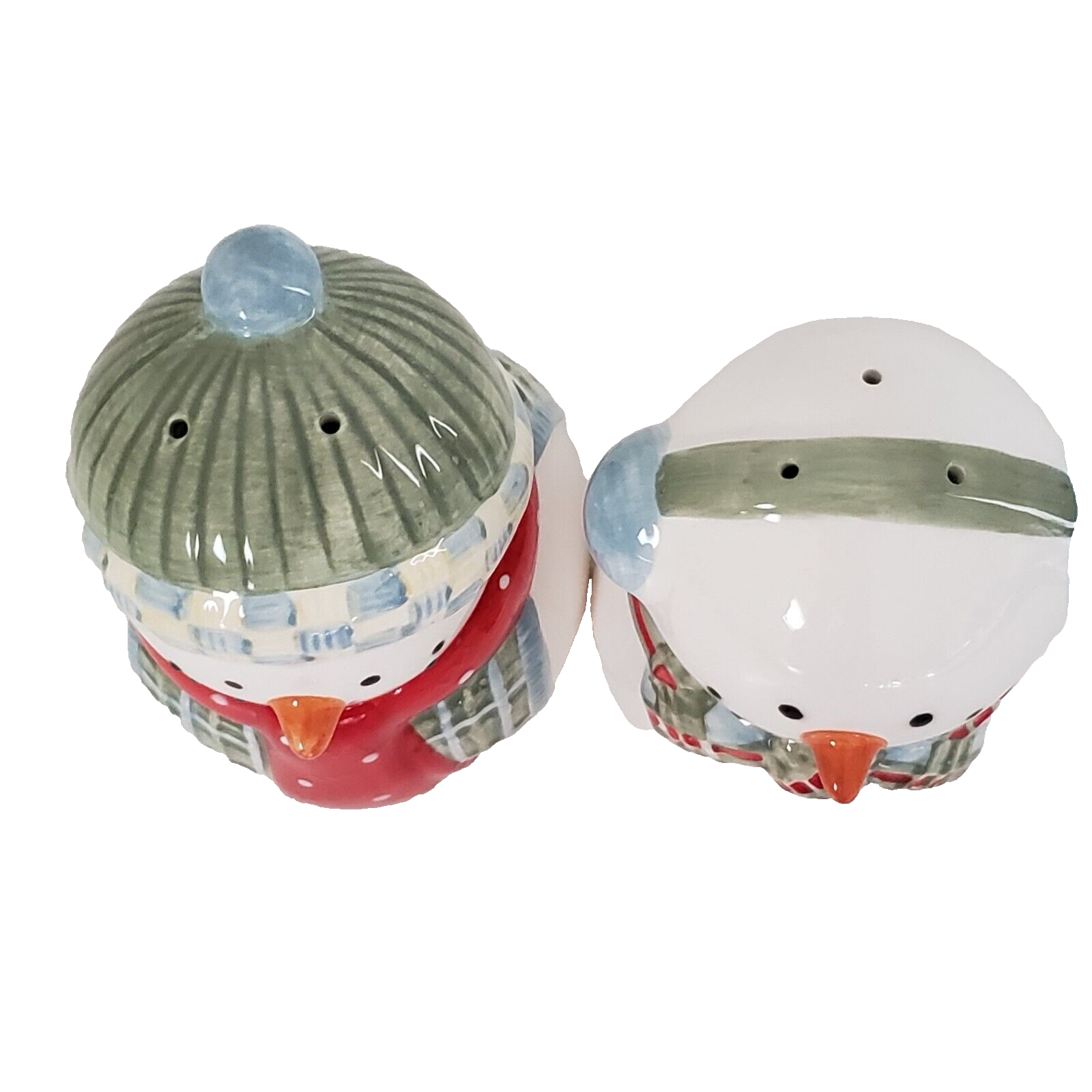 Debbie Mumm Christmas Winter Snowman Salt And Pepper Shakers Zak ...