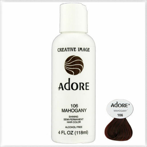[ADORE] CREATIVE IMAGE SHINING SEMI-PERMANENT HAIR COLOR RINSE 4OZ ALL ...