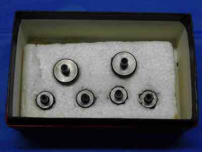 6pc COMTORGAGE TAPPED HOLE LOCATION GAGE SET 4pc 1/2" - 13 AND 2pc 9/16 ...