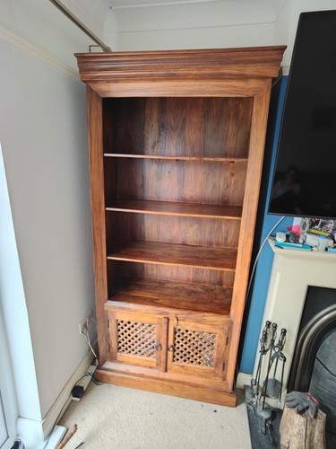 Large Myakka Maharani Style Rosewood Bookcase bought from John Lewis ...