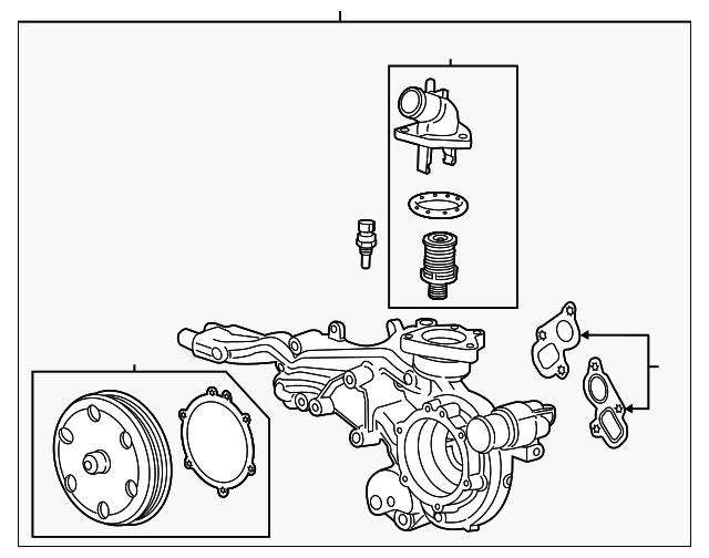 Genuine GM Engine Water Pump 12685257 | eBay