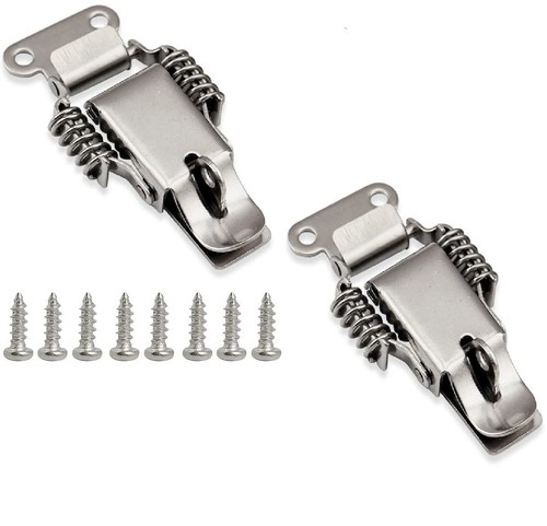 Heavy Duty Stainless Steel 304 Spring hasp Toolbox Toggle latches Lock ...