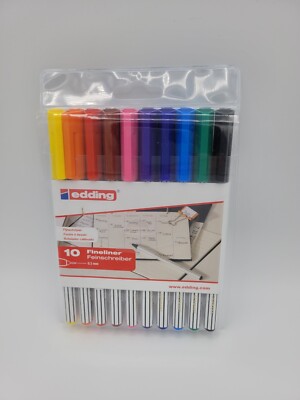 edding 89 office liner EF Fineliner farbsortiert 0,3 mm 10 Stück/ 3 ...