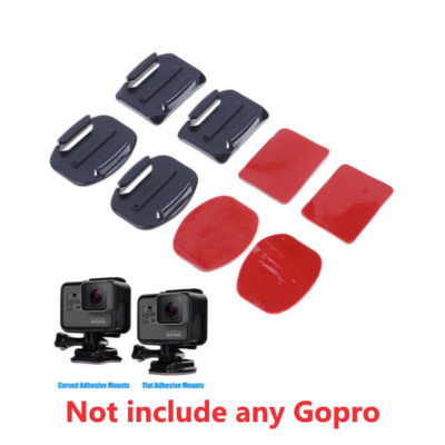 Generic Gopro ST-10 Flat & Curved Mount +3M Sticker X2 US*us | eBay
