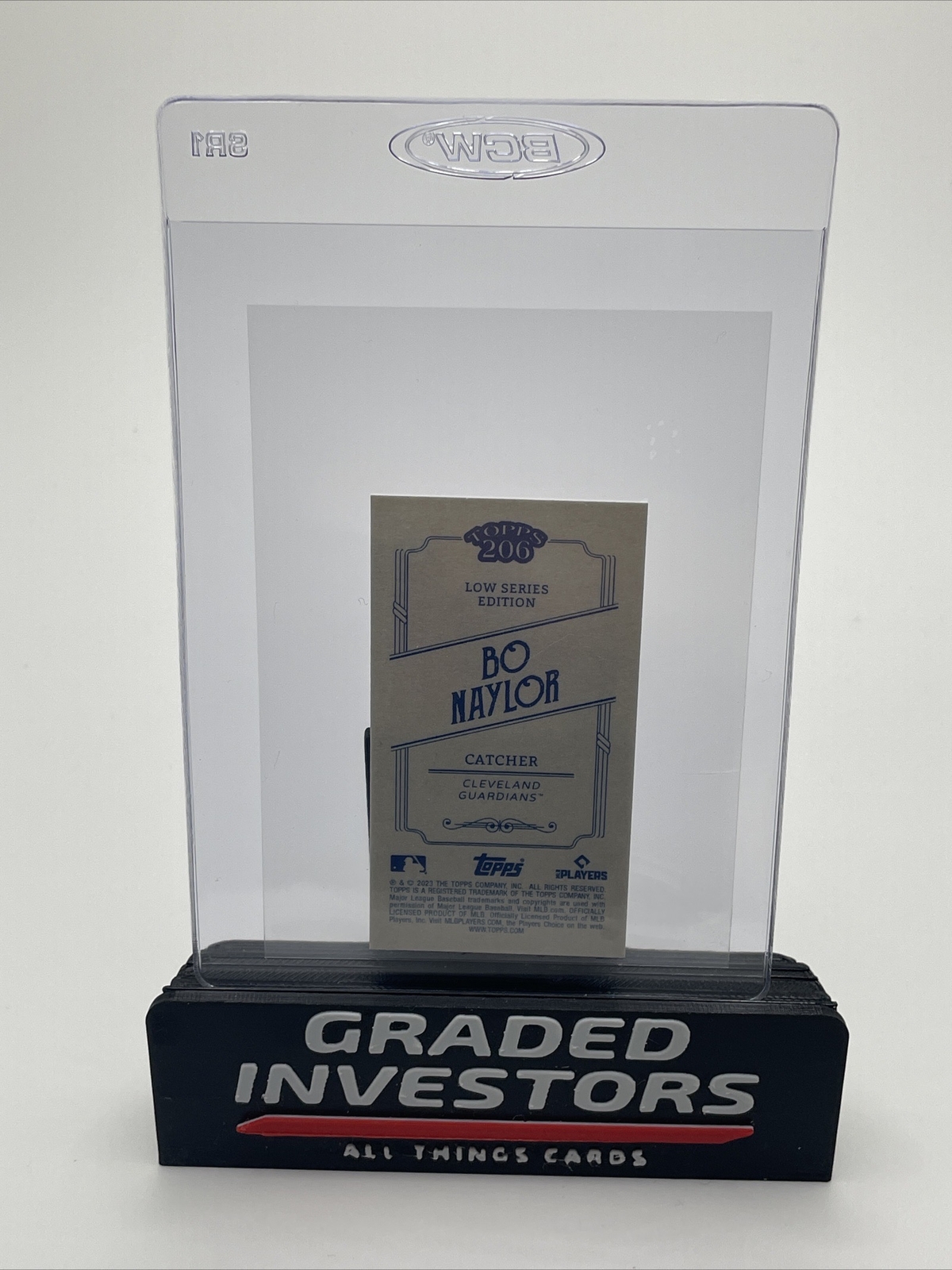 2023 Topps T206 Low Series Bo Naylor RC Rookie Card Guardians $1 ...