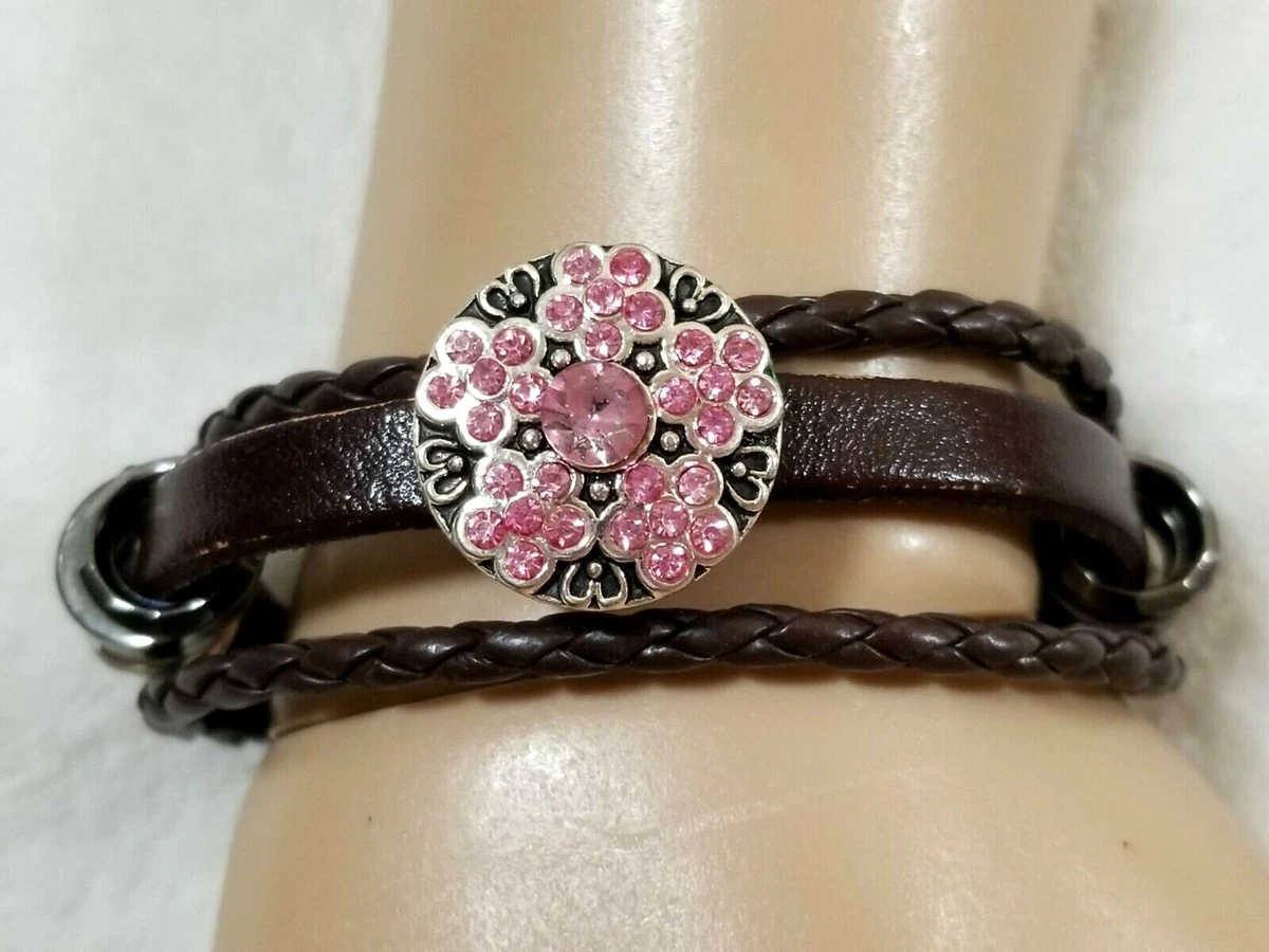 Ginger Snaps Pink Braclet