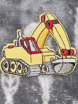 écusson patch camion, bulldozer, thermocollant COUTURES | eBay