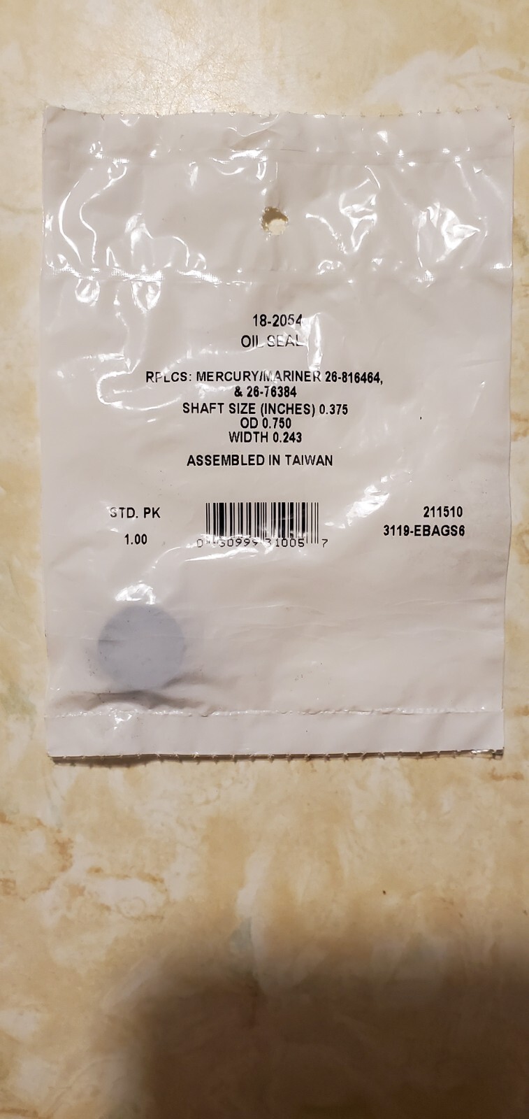 18-2054 Sierra Fits Mercury Mariner Force Oil Seal 26-8164641 for sale ...
