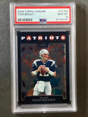 2008 Topps Chrome #163 Tom Brady PSA 10 | eBay