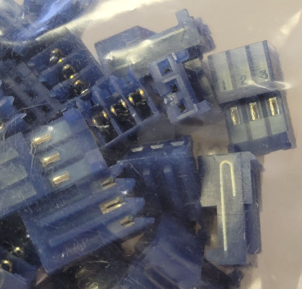 DIGI-KEY 800 344-4539 P/N 643815-3 03P MTA100 CONN ASSY POL RIB, APPROX ...