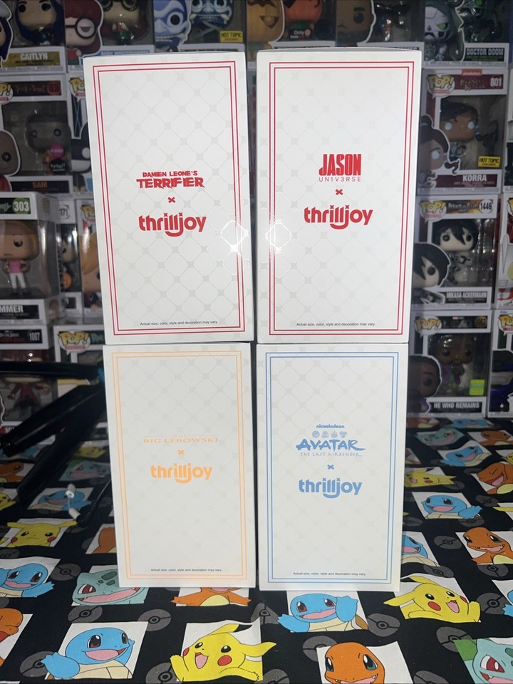 Thrilljoy Pix! Hot Topic Exclusive Vinyl Figure UNSEALED ALL COMMON 4 ...