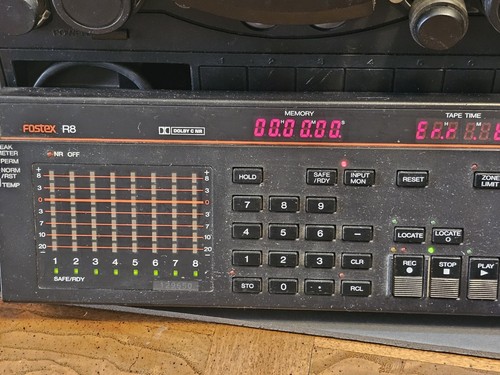 Fostex Model R8 Reel-to-Reel 8 track Tape Deck Recorder WORKS | eBay