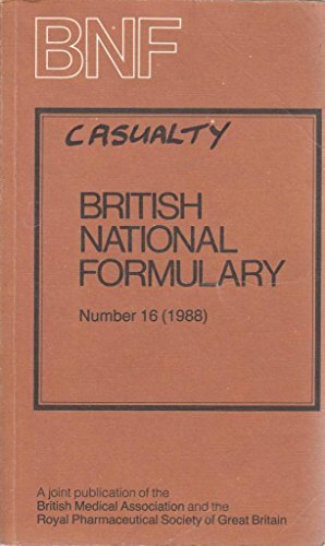British National Formulary (BNF) 16 Paperback Book The Fast Free ...