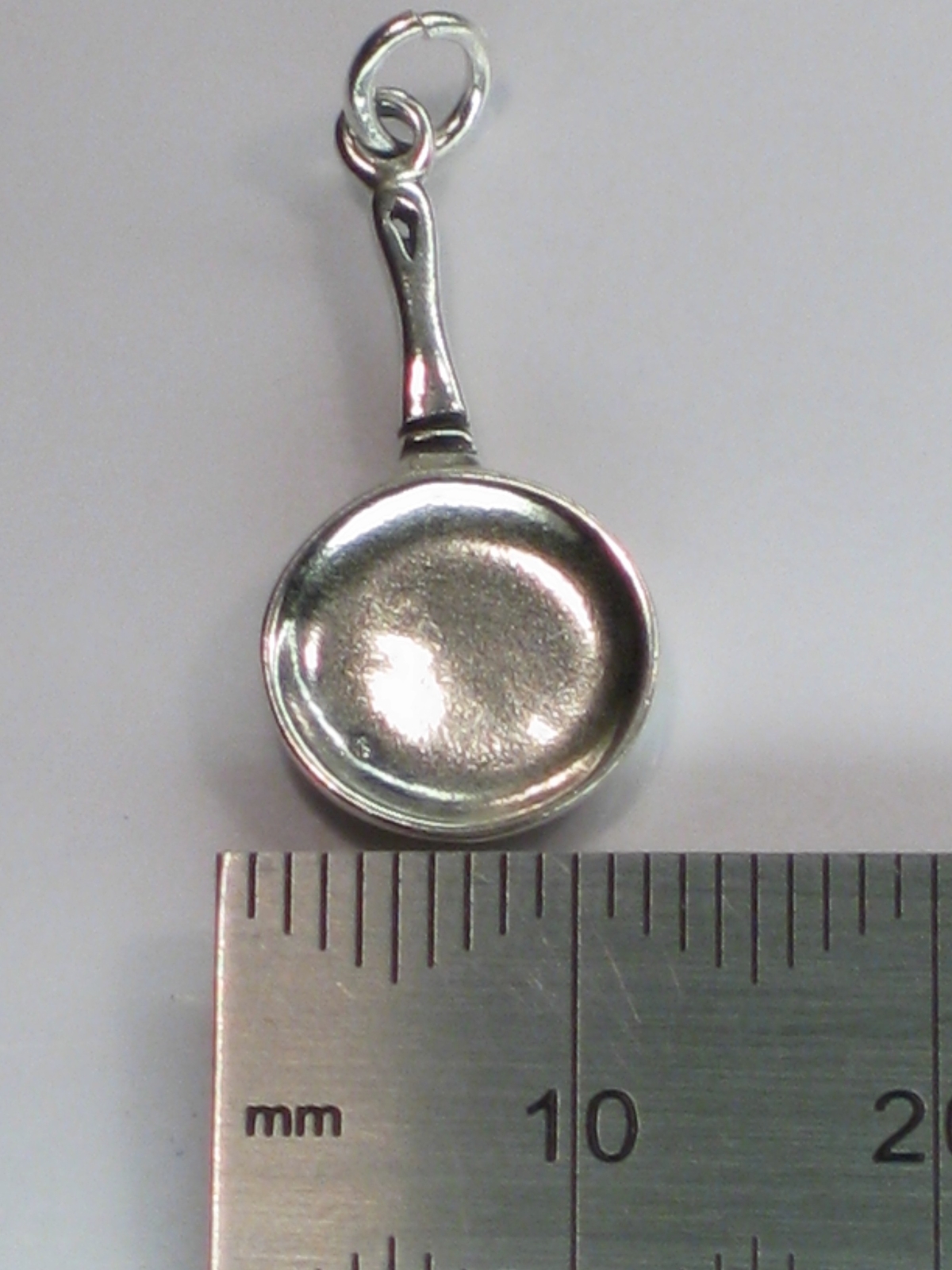 Frying Pan sterling silver charm .925 x 1 Cooking and chef charms- | eBay
