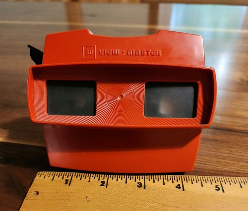 Vtg Red Viewmaster 3D View-Master Viewer Toy Belgium | eBay